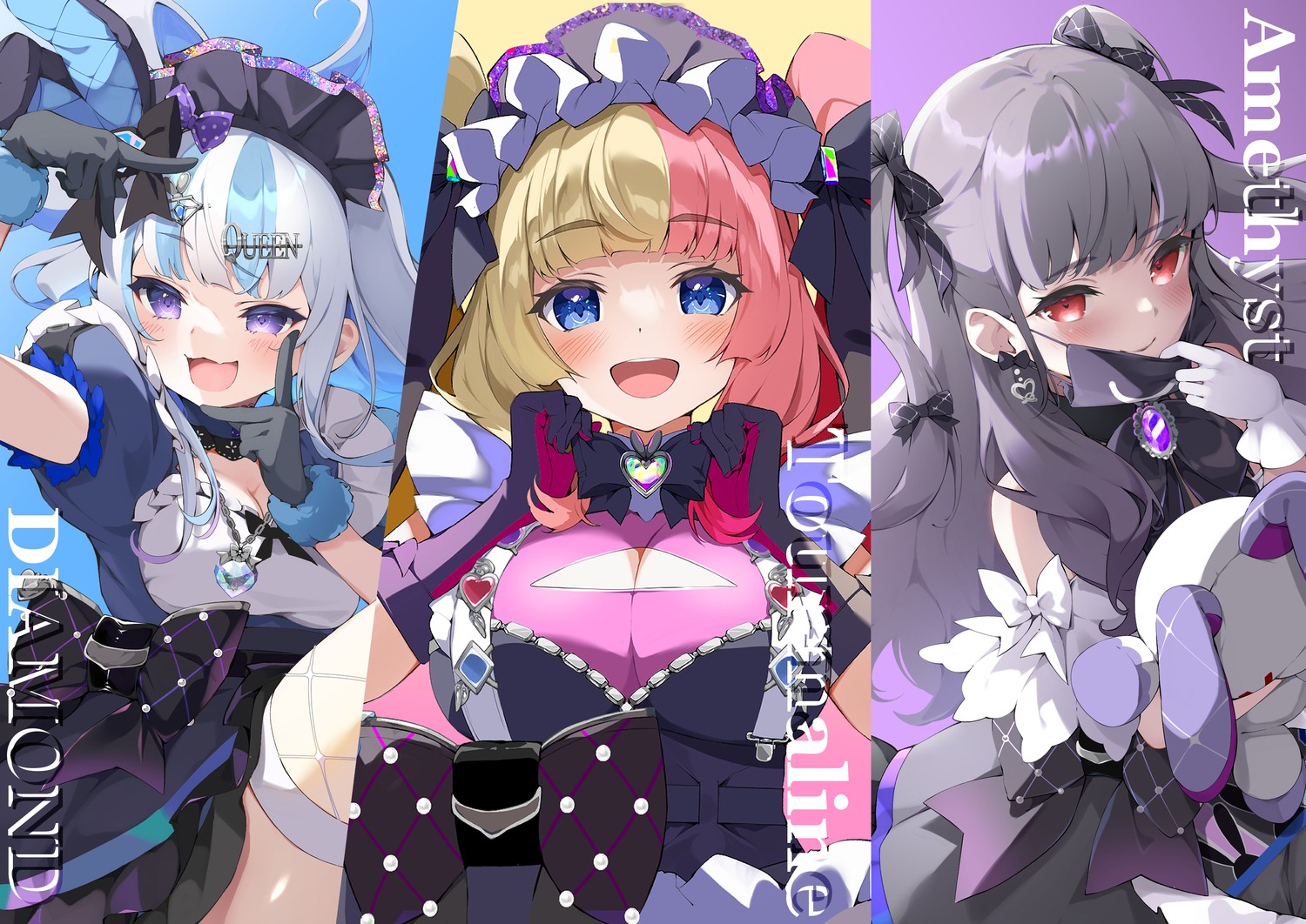 pilokey connectopia gachikoi neon mesugaki dia uraniwa umeru cleavage fishnets maid thighhighs ...